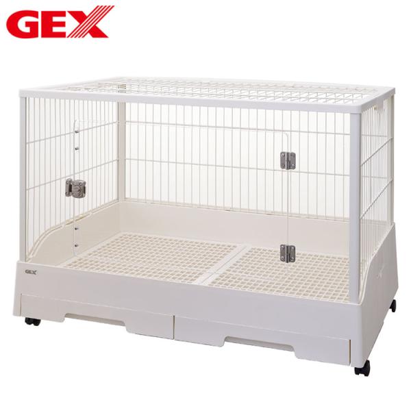 【発売日：2024年10月16日】【商品説明】クリアなアクリルパネルでかわいい姿がよく見える!80cmサイズでひろびろ快適!●大きく開いてお世話が簡単な着脱可能扉。取り外せるので部屋んぽにも便利●大きく開いて固定ができるお手入れ時に便利な天...