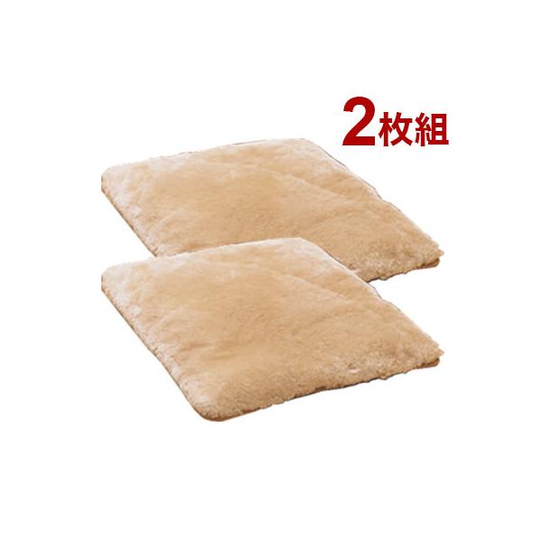 【発売日：2024年11月12日】【商品説明】ムートンならではのあたたかさ肌触りふんわり、機能性はしっかり、保温性に優れた羊毛皮100％のムートン座布団。ムートンは、毛の密集性が高く毛の間に厚い空気の層をつくり、抜群の暖かさを保ちます。また...