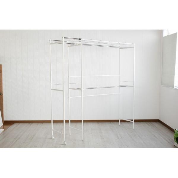 【発売日：2017年11月06日】サイズ幅約140〜250cm×奥行45cm×高さ181cm材質スチール・クロムメッキ・エポキシ樹脂粉体塗装重量約12.9kg耐荷重約40kg生産国中国製