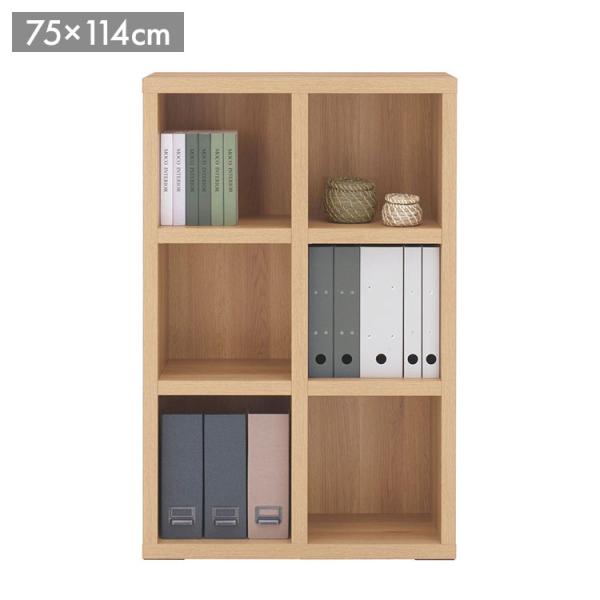 【発売日：2025年05月19日】【商品説明】●収納棚は板厚35mmの頑丈設計なのでA4ファイル収納、業務用にも最適です●A4ファイルを3段2列収納できるよう設計しています●単独使用のロータイプ(高さ114cm)、壁面タイプ(高さ228cm...