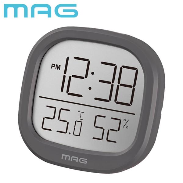 【発売日：2026年03月23日】【機能】一般クォーツ(手動)置掛兼用時刻表示温度/湿度表示12/24時間表示切替電池交換お知らせ表示マグネット電波/非電波：非電波電源：CR2032コイン形電池×1材質(枠)：ABS樹脂原産国：中国