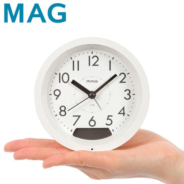 【発売日：2023年09月02日】製品詳細暗い場所ではライトが自動で点灯し時刻が見やすい目覚まし時計秒針は滑らかに動きます。光の明暗をセンサーが感知して、暗くなるとライトが点灯します。熱中症や乾燥対策など、快適な室内の環境つくりに便利な温度...