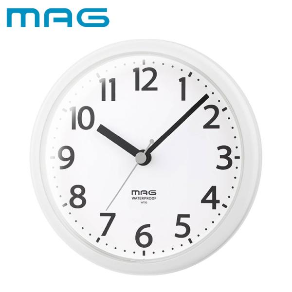【発売日：2025年12月08日】機能：連続秒針、生活防水防塵(IP54)、置掛兼用、マグネット電波/非電波：非電波電源：単3形アルカリ乾電池×1材質：枠→ABS樹脂、風防→PC樹脂製品サイズ(約)(H×W×D)：150×150×48(mm...