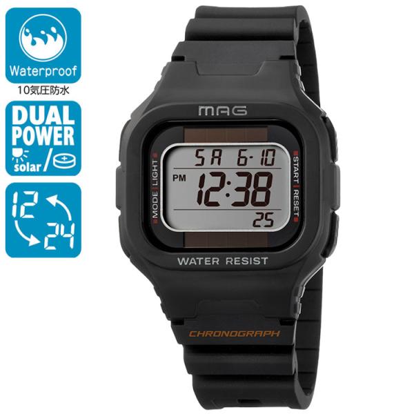 【発売日：2024年02月29日】【商品説明】●普段使いに便利なデジタルソーラーウォッチ。ケースが小さ目なのでお子様から女性にもおすすめです●ソーラーパワーとリチウム電池でのデュアルパワー駆動 （蓄電機能はございません）●水がかかっても安心...