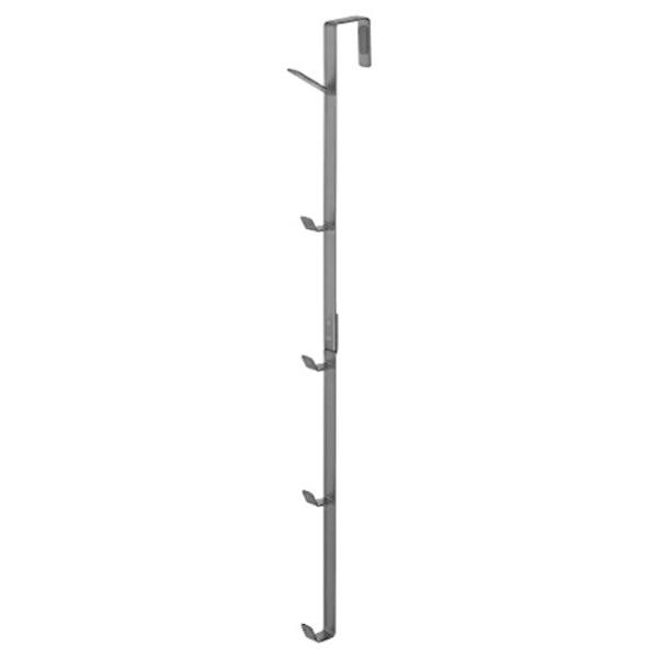 【発売日：2018年08月28日】山崎実業 ドアハンガー スマート ロング ブラックJANコード：4903208076463◆帽子・カバン・衣類・小物などをまとめて一括収納！　◆一番下のフックは子供が届く位置なので子どものコートを掛け。◆上...