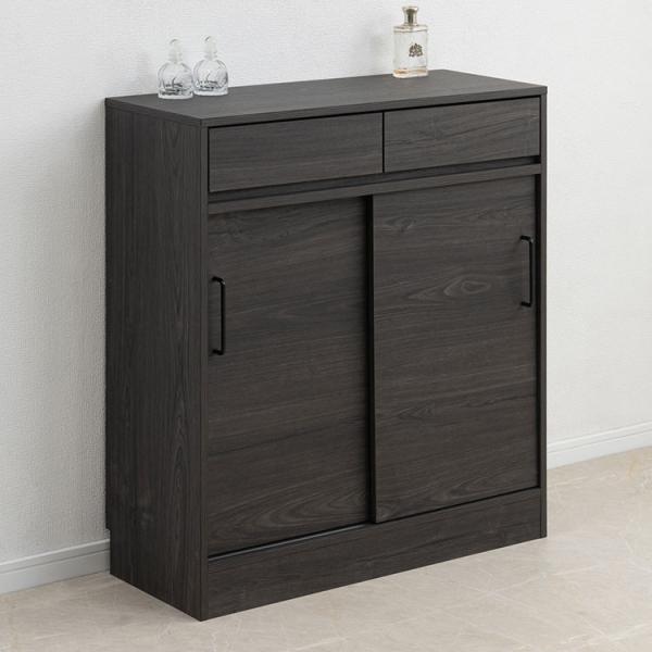 【発売日：2025年09月05日】収納する物にこだわったカウンター下収納【Blacker】カウンター下収納シリーズ。カウンター下のデッドスペースを造り付けの様なスッキリした収納庫で大量収納。リビングの薄型のキャビネットとしても活躍。奥行が通...