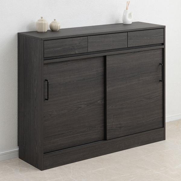 【発売日：2025年09月05日】収納する物にこだわったカウンター下収納【Blacker】カウンター下収納シリーズ。カウンター下のデッドスペースを造り付けの様なスッキリした収納庫で大量収納。リビングの薄型のキャビネットとしても活躍。奥行が通...