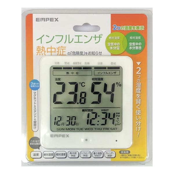 【発売日：2025年07月02日】■商品サイズ幅10.4×奥行10.4×高さ2.8cm155g■完成品■材質本体=ABS樹脂■商品説明熱中症対策WBGTが表記されています。熱中症を予防することを目的とした「暑さ指数」となります。WBGT25...