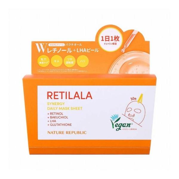 【発売日：2025年10月14日】【商品詳細】韓国肌管理*で毛穴＋角質ケア*！レチノール&amp;バクチオール＋LHAピール*1成分配合のデイリーシートマスク。ぐぐっとうるおい閉じこめるウォータータイプで忙しい朝・早く寝たい夜もかんたん美肌...
