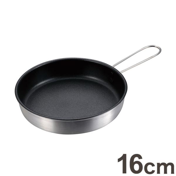 【発売日：2023年09月27日】【商品特徴】ハンドルが折りたたみ式でコンパクトに収納できるミニフライパンです。素材は軽くて扱いやすいアルミ製。お手入れ簡単なこびりつきにくいふっ素樹脂加工。小型ガスバーナーコンロにも使える携帯に便利なミニフ...