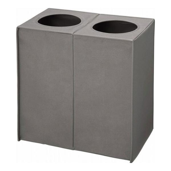 【発売日：2021年08月05日】【商品説明】真ん中に仕切りがあり、洗濯物の分別ができるので、洗い分けに便利です。■製品サイズ(約)：幅500ｘ奥行300ｘ高さ500mm■重量(約)：800g■材質：張り材:ポリエステル・芯材:厚紙・ワイヤ...