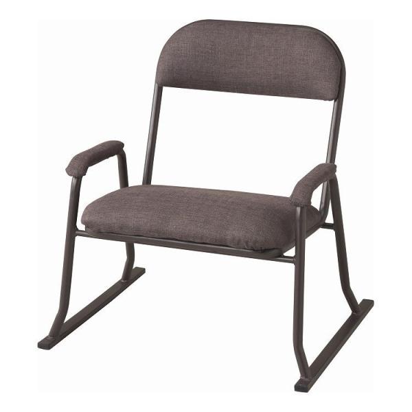 【発売日：2021年08月05日】【商品説明】ラクな体勢で腰掛けられる背もたれ・肘掛け付の座椅子です。■製品サイズ(約)：[本体]幅565ｘ奥行520ｘ高さ600mm、[座面高さ]310mm■材質：[構造部材]スチール(粉体塗装)・合板、[...