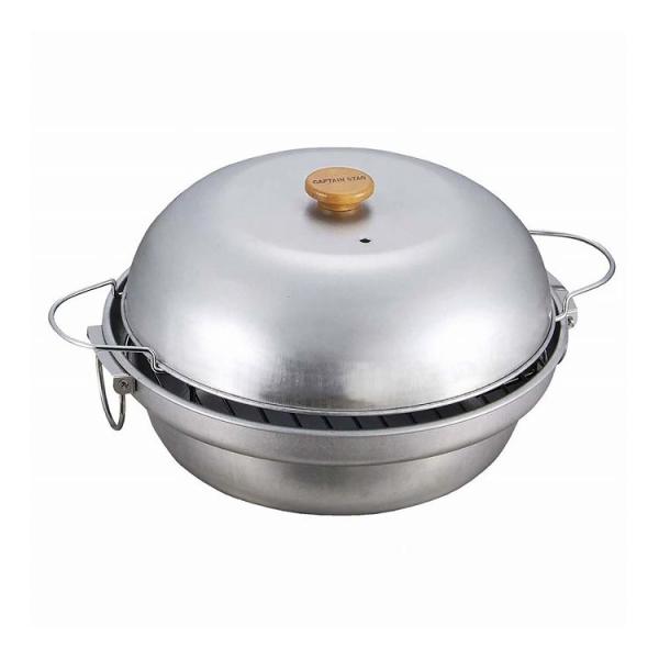 【発売日：2023年09月27日】【商品特徴】カセットガスコンロなどにのせて、手作りの燻製が楽しめる燻製鍋。大きめの肉や魚も美味しく手軽に燻製を楽しめる。ふたをしたまま網を持ち上げて、簡単にチップのつぎたしができる。