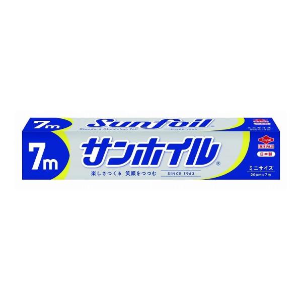 【発売日：2025年03月19日】キッチンに欠かせない定番アルミホイル ミニ7m。強力な紙刃でスパっと切れる。使用後は刃を分別せずに捨てられる。フタをしっかり押さえられるので切りやすい。フタは開閉がスムーズにでき、ロック機能があるのでカチッ...