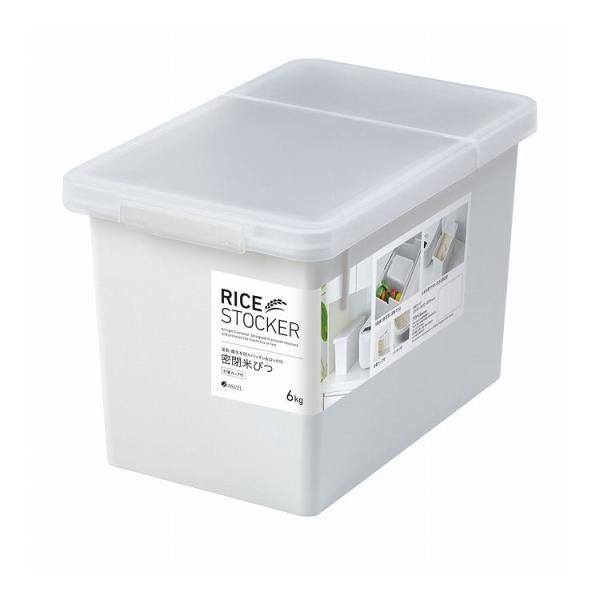 【発売日：2025年06月19日】パッキンとロック付きのフタで、しっかり密閉できる米びつ。容量6kg。大きな開口部。フタを開いたままキープできる。パッキンとロック付きのフタでしっかり密閉。計量カップ付き。シンプルでおしゃれなデザイン。火のそ...