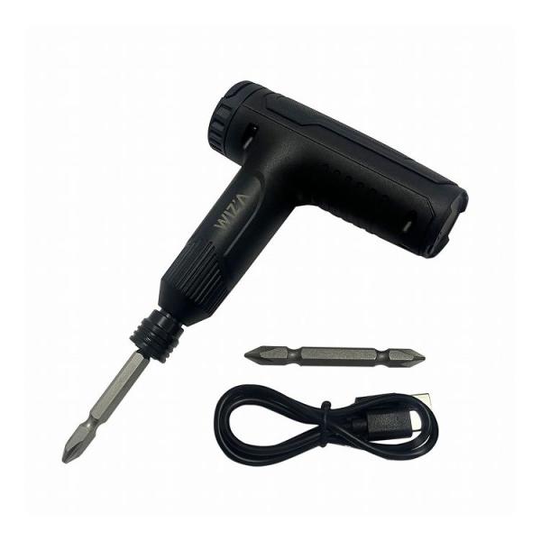 【発売日：2025年06月19日】【仕様】材質：本体：樹脂色：ブラック用途：ネジを効率よく締めたり、緩めたりする際にサイズ（約）：D102×W31×H115mm重量（約）：186gモーター電圧：DC3.6V無負荷回転数（約）：250min-...