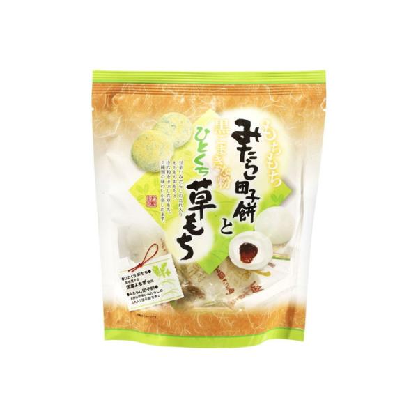 【発売日：2025年06月26日】【商品詳細】甘辛いみたらしのたれ入り団子餅と草餅に黒ごまきな粉をまぶした黒ごまきな粉もちの２種類をミックスしました。１４個入り。 パッケージ変更原材料(アレルギー表記含む):（みたらし団子餅)麦芽糖（国内製...