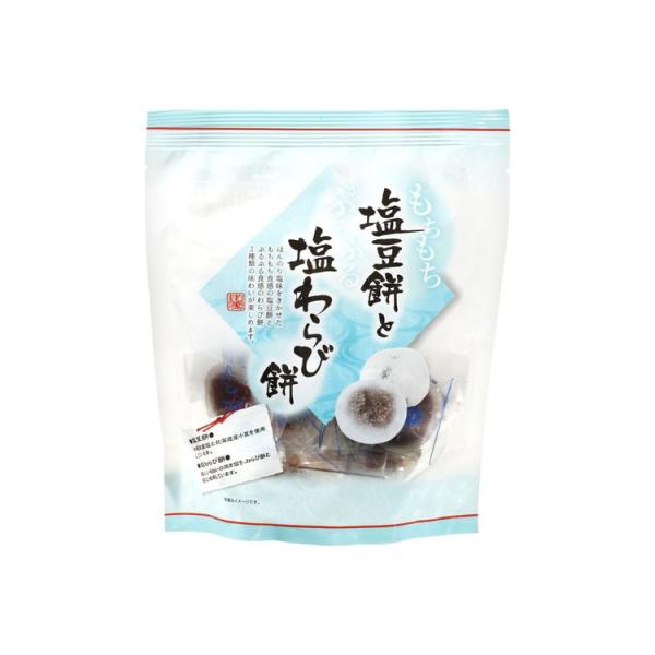【発売日：2025年06月26日】【商品詳細】ほんのり塩味、もちもち食感の塩豆餅と、ぷるぷる食感の塩わらび餅の２種類のお餅のアソートです。１４個入り。 パッケージ変更 【季節限定商品】３−９月販売原材料(アレルギー表記含む):（塩豆餅)麦芽...