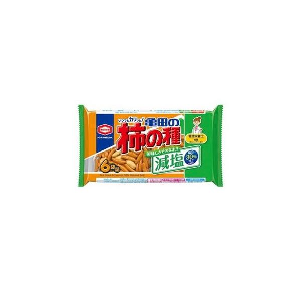 【発売日：2024年02月08日】【商品説明】塩分が気になる方へ。塩分３０％オフ。●原材料うるち米粉（国産）、でん粉、ピーナッツ（ピーナッツ、植物油脂、食塩）、しょうゆ、砂糖、魚介エキス調味料、たん白加水分解物、こんぶエキス／加工でん粉、調...