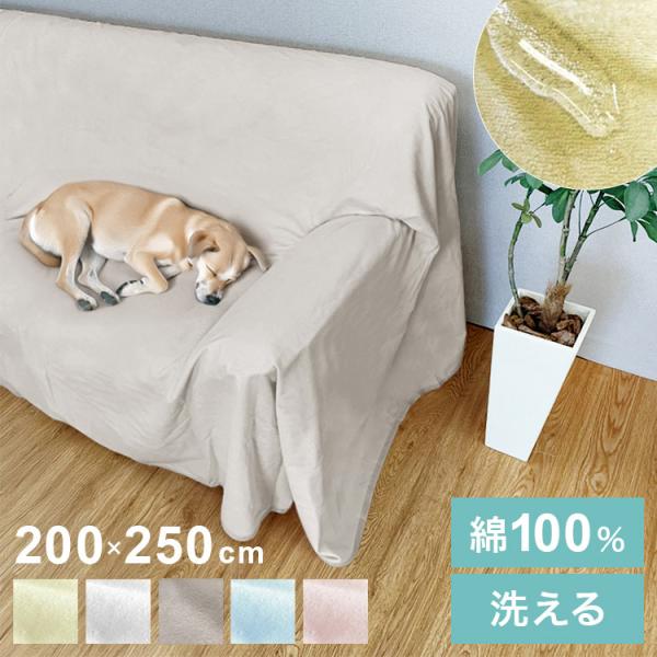 【発売日：2025年01月29日】■商品サイズ約200×250cm■素材表：パイル部分 綿100％グランド部分 ポリエステル100％裏：ポリウレタン100％(防水加工)■重量(約)970g■生産国中国■特徴こちらの防水マルチカバーは、まさに...