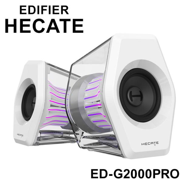 【発売日：2026年01月09日】【商品詳細】Edifier、Hecate、USBスピーカー、Bluetooth、ゲーミング、デザイン、RGBライト、【スペック】■【日本正規代理店製品】 | 入力系統：Bluetooth, AUX(3.5m...