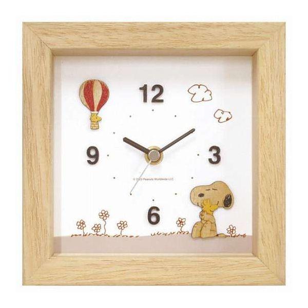 【発売日：2026年01月22日】●スイープムーブメント採用●壁掛け使用可●単3電池1本使用(別売)●(株)アートプリントジャパン人気のウッドパーツシリーズにピーナッツクロックが新登場。インテリアとしても合わせやすいシンプルで落ち着いた雰囲...