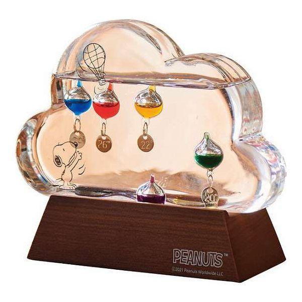 【発売日：2026年01月22日】●ガラス球体5個・測定可能範囲18℃〜26℃気球に見立てたガラス球がたくさんある中で、ウッドストックの乗った気球を見送るスヌーピー。仲のいい二人、でも気球はどこへ？クラウド型ガラスの中にカラフルなガラス球が...