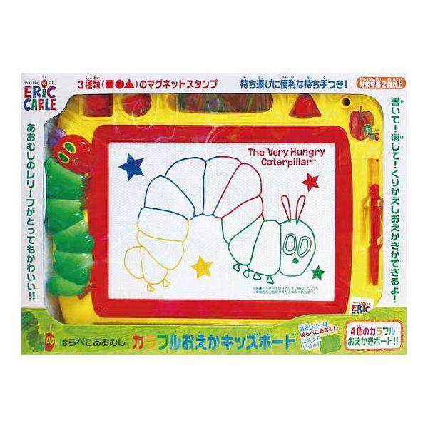 【発売日：2026年01月22日】●本体、ペン、スタンプ3つ●対象年齢：2歳〜はらぺこあおむしの大型のお絵かきボードです。赤・青・黄・緑、4色の色が出てくる広々とした描画スペースで、のびのびとお絵かきができ、繰り返し使えるので感性や表現力を...