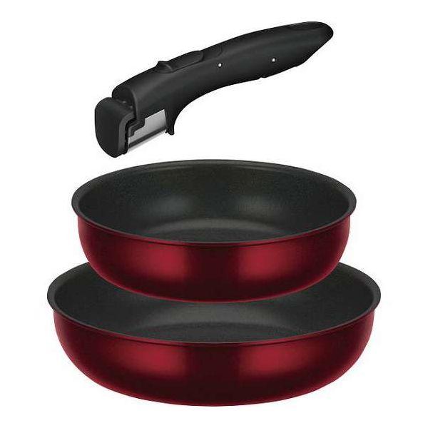【発売日：2026年01月22日】●フライパン22cm＝深さ約5cm、フライパン26cm＝深さ約6.5cm、専用取っ手付●ガスコンロ可、100・200V電磁調理器対応●IH＆ガスコンロ対応●100・200V電磁調理器対応サーモス取っ手のとれ...