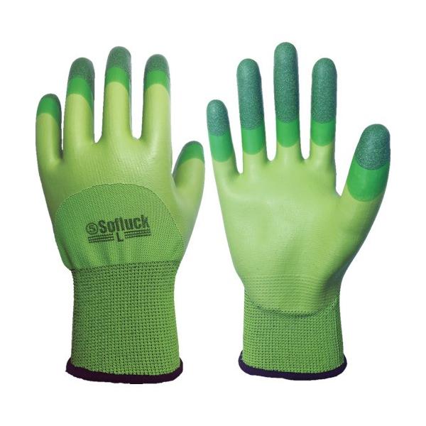 【発売日：2019年05月21日】【商品詳細】●ゴム3層コートで、破れやすい指先の摩耗強度を１層コートの７倍以上にしました。●土やほこりの入りにくい甲抜き加工です。●農作業・各種軽作業。●色：グリーン●サイズ：S●全長(cm)：22.5●手...