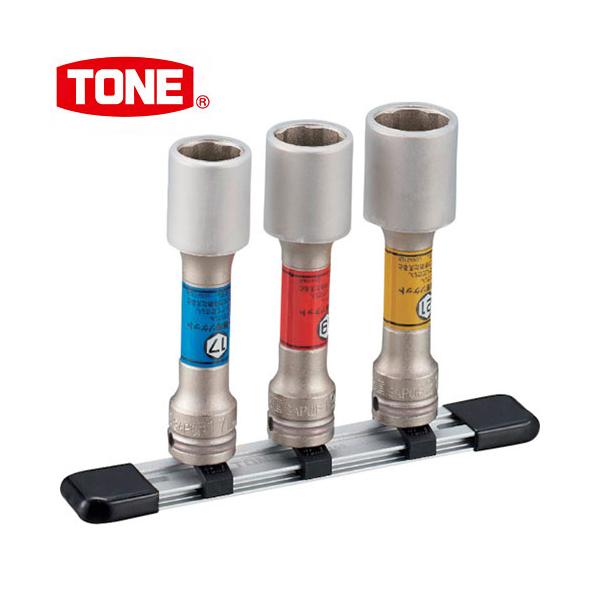 【発売日：2023年05月15日】【商品スペック】特長●ボルト・ナットのはめ合わせを考慮した画期的なTONE独自のクイックフィット形状を採用しました。用途●自動車用ホイールナットの締付け・緩め作業専用。仕様●差込角(mm)：9.5●セット内...
