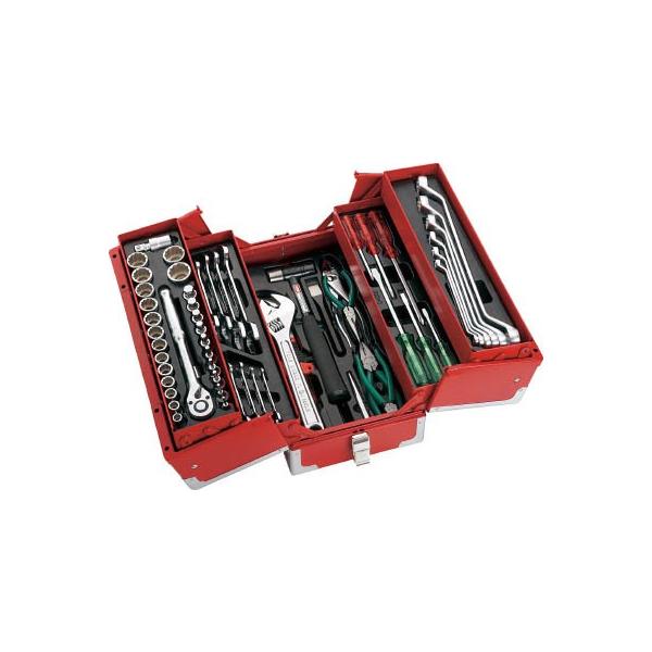 【発売日：2015年08月21日】【メーカー型番】TSB430【JANコード】4953488252606【ブランド】ＴＯＮＥ【特徴】●インチサイズのセットです。【用途】●メンテナンス用。【仕様】●ケース色:レッド●ケース寸法(mm)間口×奥...