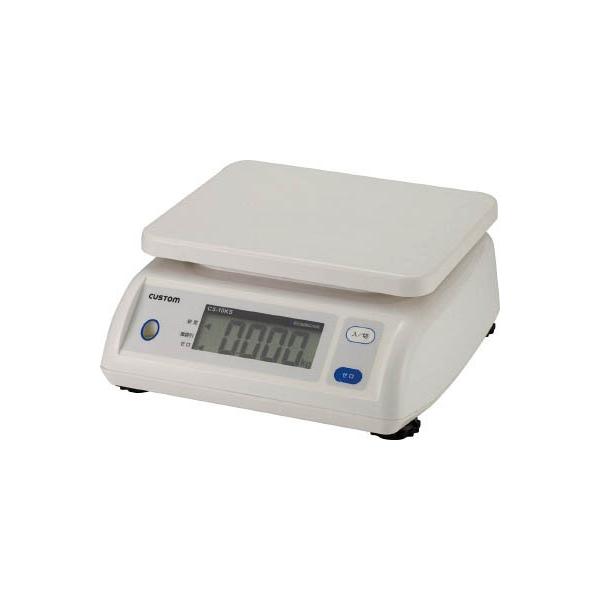 【発売日：2015年08月21日】【メーカー型番】CS-10KS【JANコード】4983621490114【ブランド】カスタム【特徴】●上から水をこぼしても安心なシャワープルーフ（防滴）はかりです。●重力加速度16エリア設定可能です。●水準...