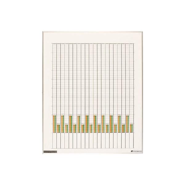 【発売日：2016年09月21日】【商品詳細】●営業成績や在庫管理に最適です。●縦・横に使用できます。●水性OHPマーカー付です。●テープ色:橙・緑●奥行(mm):18●高さ(mm):553●間口(mm):454●桁(列):20●吊金具付●...