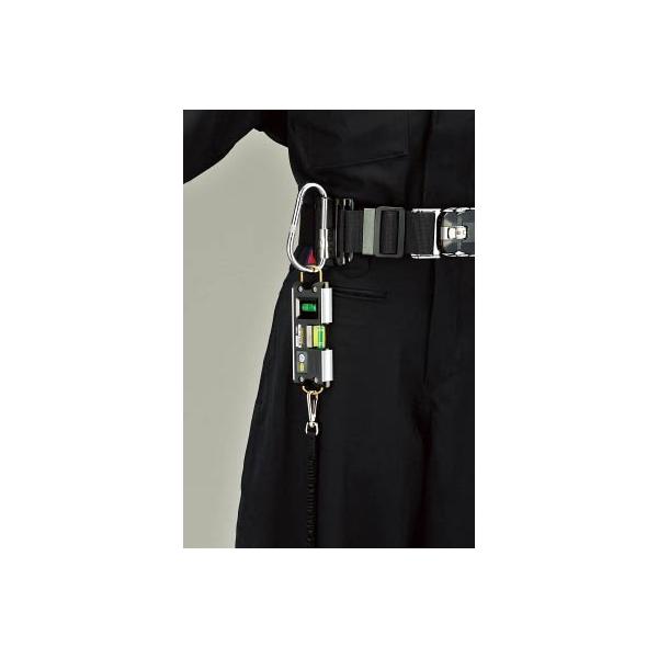 【発売日：2016年09月21日】【商品詳細】●LEDライト内蔵なので暗所での作業に最適です。●大型シャックルでスピーディーに収納と取り出しができます。●落下防止コード対応シャックルが付いています。●測定基準面がV溝付でパイプなどの測定がで...