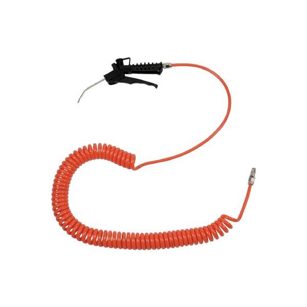 【発売日：2016年09月21日】【商品詳細】●ガンとホースがセットになっており、そのまま使用できます。（カップリングプラグ付）●手元でのレバー操作で簡単流量調整できます。●エアの供給が上下どちらでも可能な万能型です。●折れぐせがつきにくく...