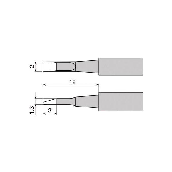 【発売日：2016年09月21日】【商品詳細】●チップ部品の取り外し用●コテ先名称:2mm幅●適合コテ:XST-80●アメリカ合衆国、カナダ、フランス、イギリス、ドイツにおいて販売及び使用できません。