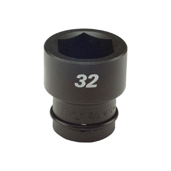 【発売日：2016年09月21日】【商品詳細】●インパクト用ショートソケットです。●対辺寸法(mm):24●差込角(mm):19.0●全長(mm):53●クロムモリブデン鋼●ピン・リング