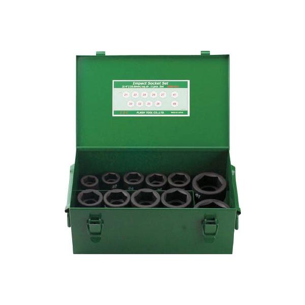 【発売日：2016年09月21日】【商品詳細】●インパクトショートソケットのセットです。●差込角(mm):19.0●セット内容(点):11●ソケット内容:6角3/4WS-21、22、24、26、27、30、32、35、36、41、46●差込...