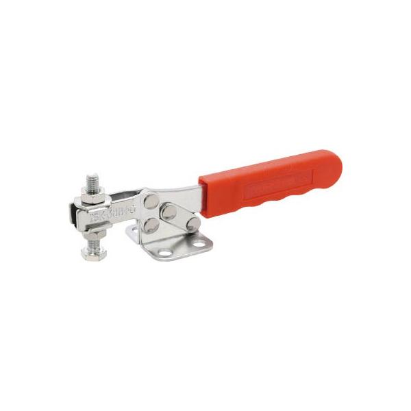 【発売日：2017年02月03日】【商品詳細】●溶接治具、組立治具、検査治具、加工治具に最適です。●フランジベースタイプです。●全長(mm):199●締付力(kN):2.5●付属ボルト径:M6×50●クランプアーム移動角度(°):75●ハン...