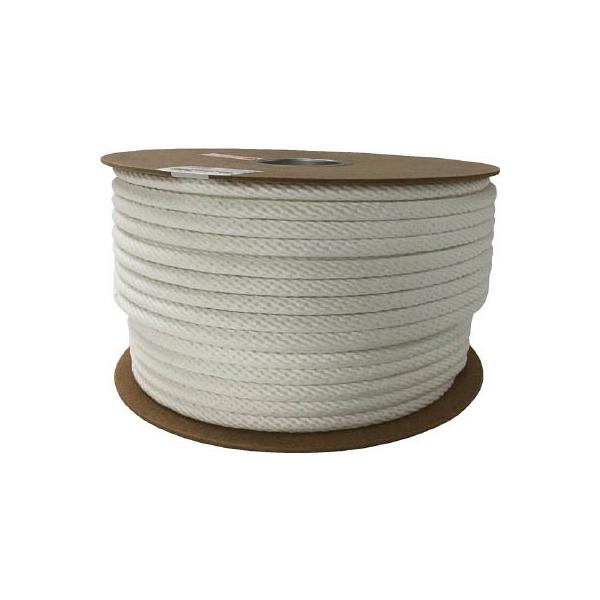 【発売日：2017年02月03日】【商品詳細】●強度は３つ打に比べ４０％程度低下しますが、摩擦抵抗が少なく、ねじれにくいロープです。●酸・アルカリ・海水などに強く、耐候性に優れ摩擦にも非常に強く、強力に優れたロープです。●水に濡れても固くな...