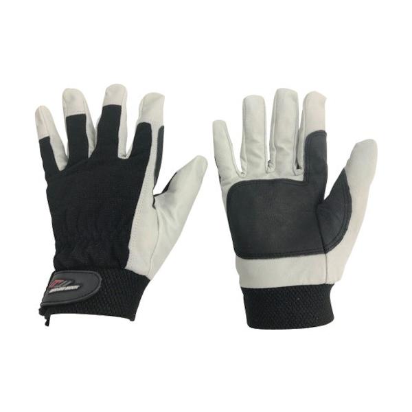 【発売日：2018年04月16日】【商品詳細】●上質の豚革と通気性の良いスパンデックス生地を甲に施した使いやすく丈夫な手袋です。●手のひら部分に補強のアテ付きで、耐久性抜群です。●一般作業用。●電気配線、機械、自動車メンテナンスなど。●サイ...