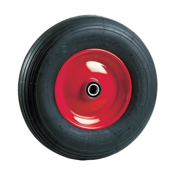 【発売日：2018年04月16日】【商品詳細】●車輪径(mm)：400●車輪幅(mm)：100●シャフト径(mm)：20/25●適合機種：144004・144005・144104・144105●空気バルブ：アメリカンタイプ●ホイール:スチー...