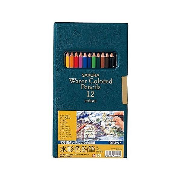 【発売日：2017年05月25日】サクラ 水彩色鉛筆12色 EPY12JANコード：49018818115551水で溶かすと水彩画のタッチになる色鉛筆です。2色鉛筆の繊細な模写や混色効果、水彩画の着色表現などが同時に楽しめます。水で溶かすと...