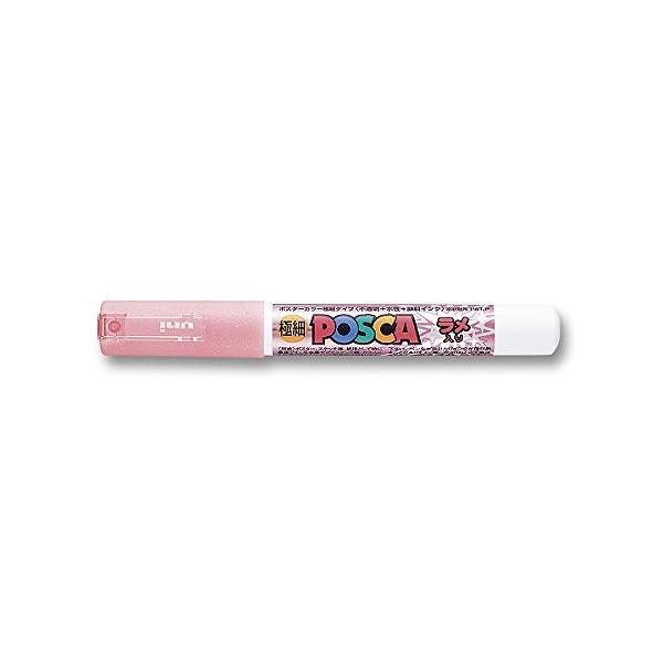 【発売日：2017年06月23日】三菱鉛筆 ポスカ ラメ 極細 ピンク PC1ML 13JANコード：4902778719343水性顔料 極細ラメ入りポスカ ピンク筆記線幅0.7mm替芯PCR-1水性顔料 極細ラメ入りポスカ ピンク筆記線幅...