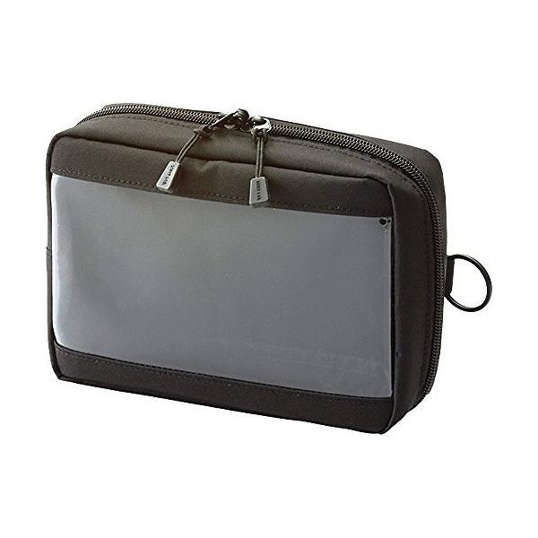 【発売日：2017年06月23日】リヒト クリヤーボックスポーチ A6 ブラック F-7582-24JANコード：4903419121518【開閉部】施錠可能なダブルファスナー 南京錠が装着できる穴付き 【本体表面】中身が見える窓加工【本体...