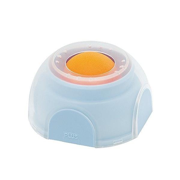 【発売日：2017年06月23日】プラス メクボール KM-600 BL 35-975JANコード：4977564340391ボールを回すだけで、適量の水が付きます。海綿などのように劣化しませんので、買い替えの必要がなく経済的です。※容器の...