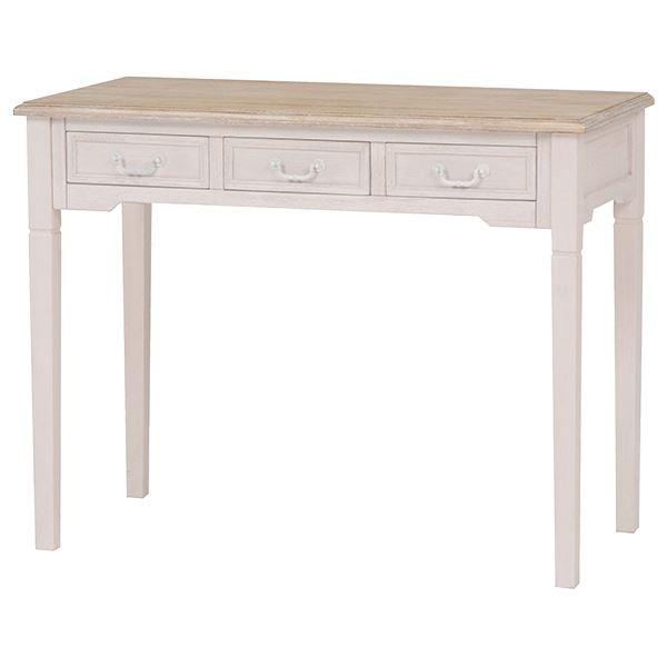 【商品名】デスク 木製 幅100cm×奥行50cm×高さ78cm 白(ホワイト)