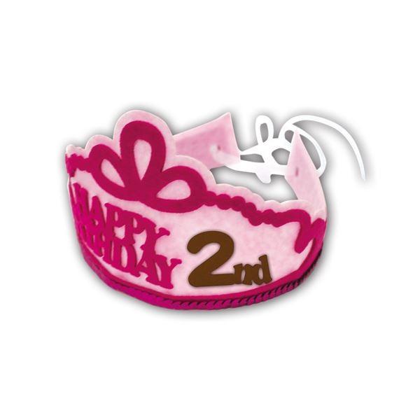 【商品名】(まとめ)ノルコーポレーション メモリコ フェルトティアラ ピンク2 BDZ0302【×5セット】