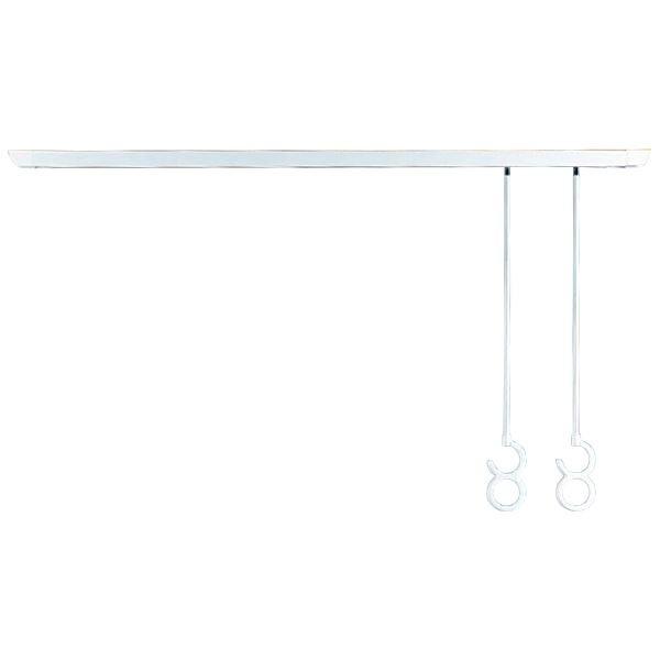 【商品名】 室内用 物干し金物/洗濯用品 【天吊タイプ】 ポール部：165〜600mm 耐荷重：8kg/1本 ナスタ 〔物干し竿 室内干し〕 KS-DA100A 【ジャンル・特徴】 物干し 物干 金物 洗濯 用品 器具 ものほし かなもの ...